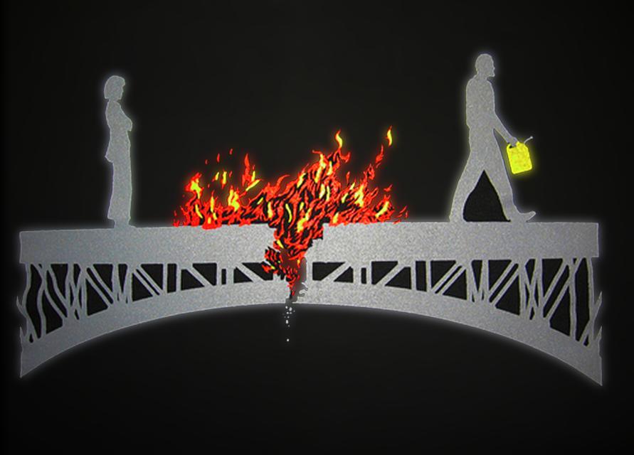 Burning Bridge « Writing With Hope